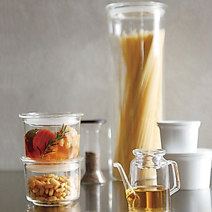 KINTO CAST 8494 Pasta Canister, 4.1 x 11.4 inches (105 x 290 mm), Heat Resistant Glass, Storage Container, Microwave and Dishwasher Safe