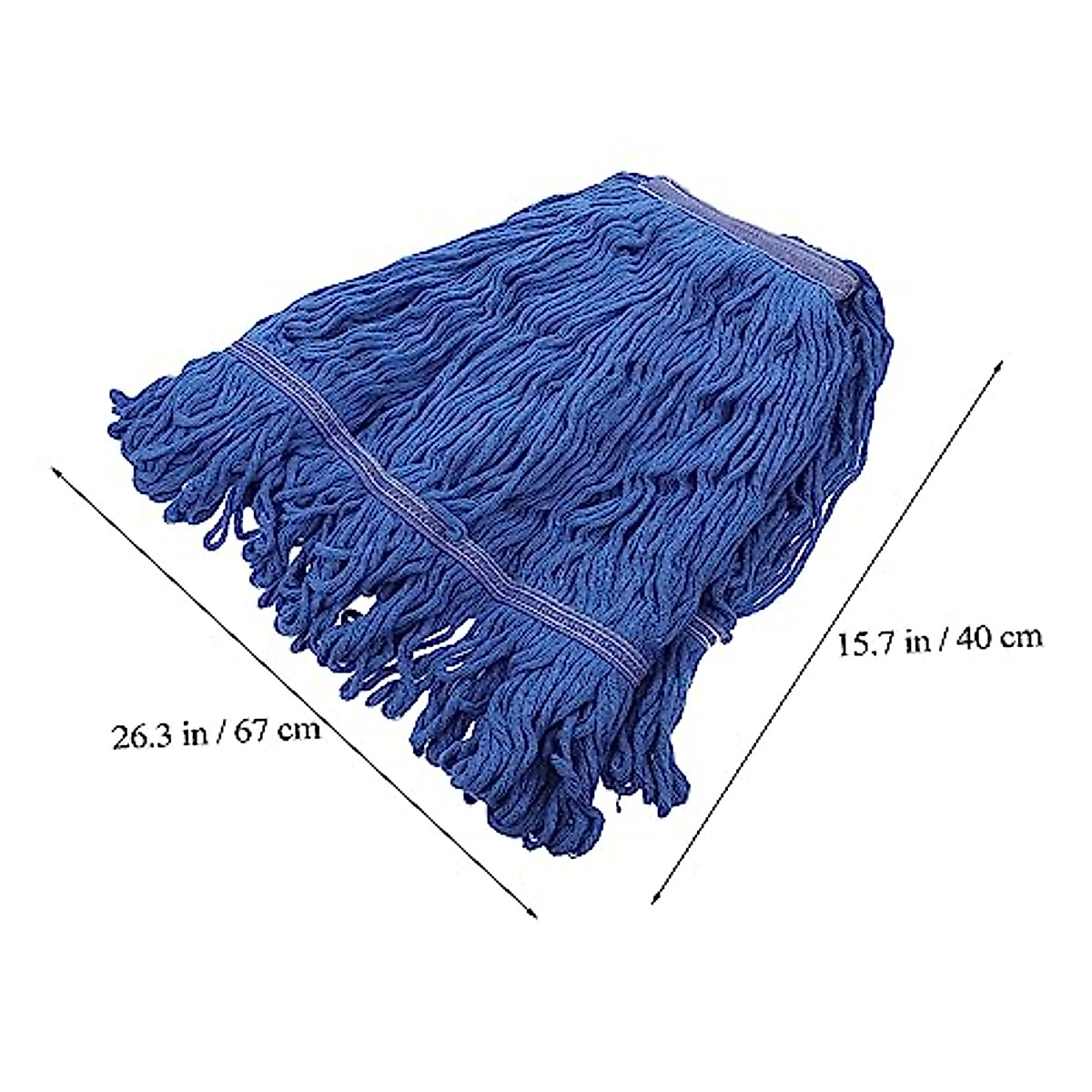 Healeved String Mop Replacement Head Microfiber Floor Mop Cleaning Mops Commercial Mop Heavy Duty Cotton Mop Industrial Mop Accessories Commercial Cut End Cotton Mop Cotton Yarn Mop Pad
