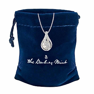 The Danbury Mint Love's Embrace Pendant (Silver) - Pearl Jewelry - Woman's Pendants - Gift for Her #6773-0010