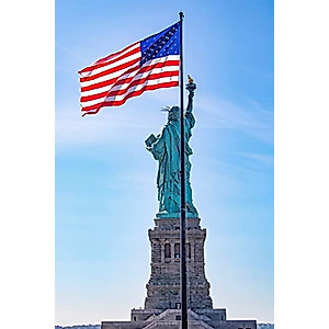 American Flag,3x5 ft 210D American Flag Outdoor The Strongest, Longest Lasting, 3x5 ft 210D. Embroidered Stars Sewn Stripes Brass Grommets Foot…