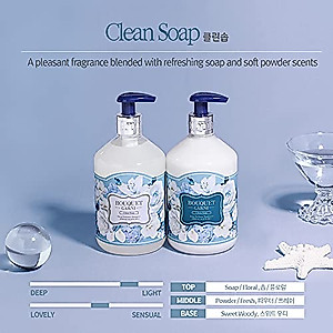 Bouquet Garni Shampoo Clean Fragrance 16.9 Fl Oz - Long Lasting Fragrance Dry Hair Moisturizing Shampoo - Scalp Moisturizer and Cleansing with Natural Surfactant - Amino Protein Natural Oil