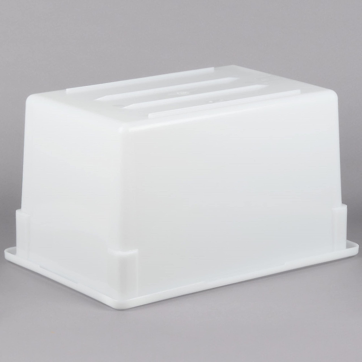 TrueCraftware- 22 Gallon White Food Storage Box Polypropylene 18" X 26" X 15"- Food Storage Container Meal Prep Food Storage for Home Cafeteria Kitchen Pantry Organization Dishwasher Safe