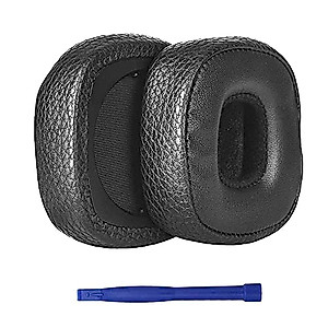 Major 3 Ear Pads, BUTIAO Replacement Memory Foam PU Leather Headphone Earpads Ear Cushion Pad for Marshall Major 3 / Major III Headphones - Black