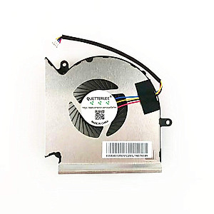 QUETTERLEE Replacement New GPU Cooling Fan for MSI GE63 GL63 GV63 GP63 GP73 GE73 GL73 GE63VR GE63VR-7RE GE63VR-7RF GE73VR GE73VR-7RE GE73VR-7RF MS-16P1 16P7 MS-17C1 Series Fan PAAD06015SL N384 Fan