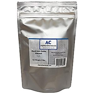 Black Iron Oxide - Fe3O4 - Natural - 5 Pounds