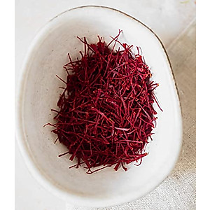 Organic Saffron - Banu Saffron Award Winning all Red Certified Organic Saffron Threads - 1 Gram (0.035 Ounce)