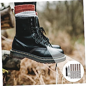 Ciieeo 1 Box Air Eye Button Set Bag Handmaking Accessories Metal Eyelets DIY Craft Washer Snap on Buttons Brass Fasteners Watch Strap Tool Eyelets Grommets Set Eyelets Button Set Copper