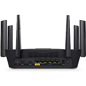 Linksys Max-Stream AC4000 MU-MIMO Wi-Fi Tri-Band Router, Compatible with Alexa (EA9300) (Renewed)