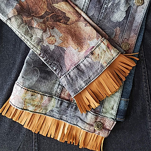 Trims by the Yard 2" Matte Finish Vegan Leather Fringe Trim, Black (5 Yard Cut)