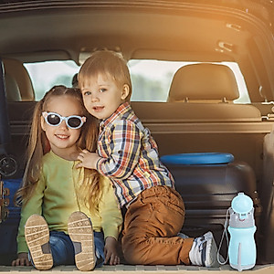 NUOBESTY 1pc Creative Portable Urinal Bottle Car Potty Kids Travel Urinal Baby Child Potty Urinal Emergency Toilet for Camping Outdoor Car Travel and Kid Potty Pee Training