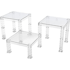 Good Smile The Simple Stand: Build-On Type (Translucent Ver.) 3-Piece Set, Multicolor