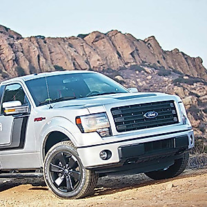 A & UTV PRO Front Bumper Guards Pads, Bumper Cover Caps Compatible with Ford F-150 2009-2014 Left & Right F150 Accessories, Black 2pcs