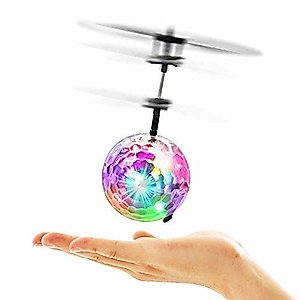 Flying Ball RC Toys For Children Goo Play For Child Ball Helicopter Gifts For Child Built-In-Shinning LED Disco Light Induction Ball Children Play Indoor And Outdoor Gifts For Boy Girl…