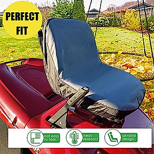 BeadChica Small Riding Lawn Mower Seat Cover,Universal Lawn Mower Tractor Cover