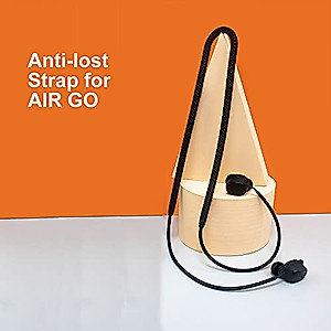 smaate Anti-Lost Strap Compatible with JLab GO AIR Wireless Earbuds, Soft Silicone Cord for Anti-Falling During Sports
