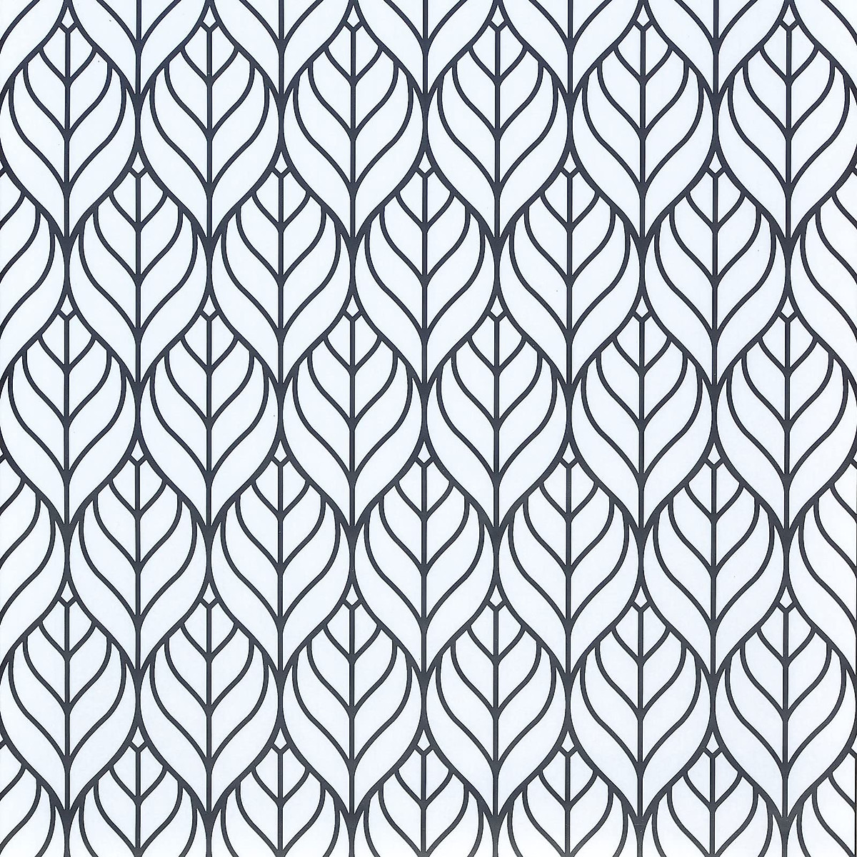 Black and White Peel and Stick Contact Paper Self Adhesive Umbrella Shape Wallpaper Removable Vinyl Film Decorative Shelf Drawer Liner Sticker 17.7 inch x 118 inch (Black and White, 17.7 x 118 inch)