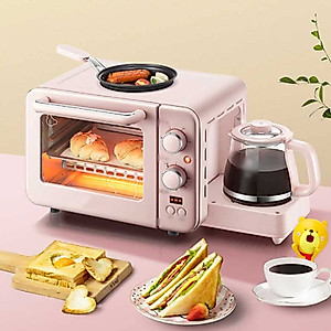 FZZDP MultiFunction Breakfast Machine Mini HouseHold Electric Oven Cake Baking Baking Baking Pan Warm DRINKING POT TOASTER