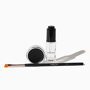 Inglot Eye Essentials Set | Duraline + AMC Eyeliner Gel 77 + Makeup Brush 31T |