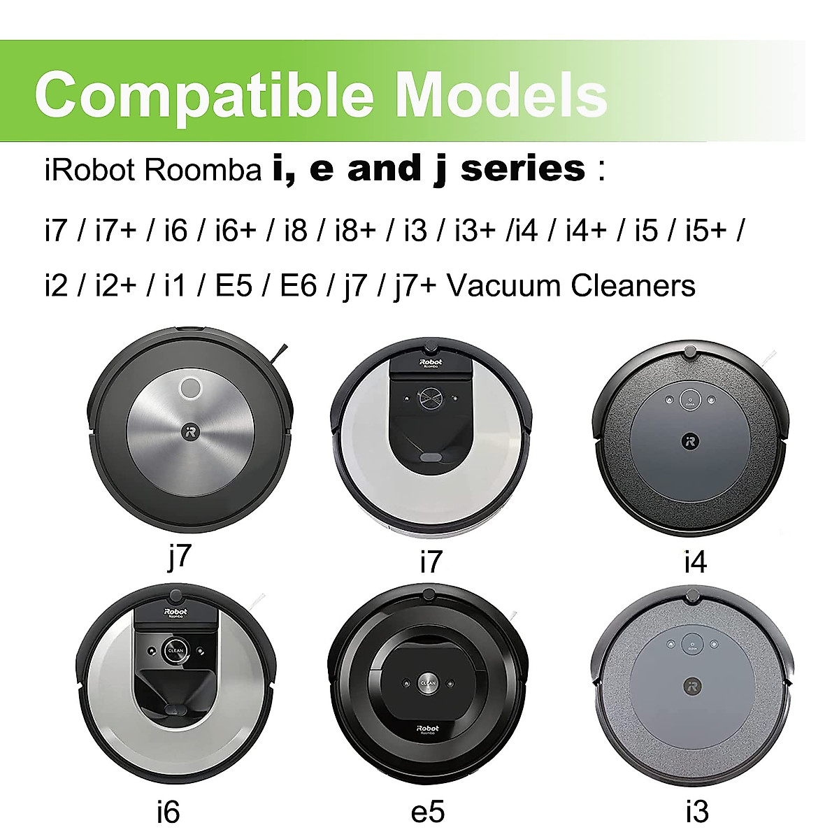 SENNII iRobot Replacement Parts Filter Accessories for Roomba j7 i7 i6 i8 i3 i4 i1 i5 i2+ e5 e6 J/I/E Series Vacuum Cleaner,6-Pack