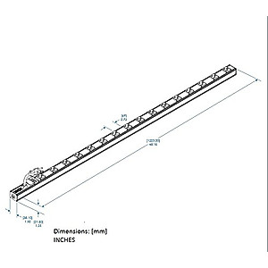 Tripp Lite 16 Outlet Bench & Cabinet Power Strip, 48 in. Length, 15ft Cord with 5-15P Plug, (PS4816) Black