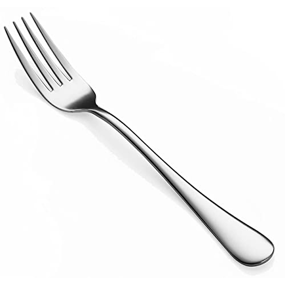 Dinner Forks Set of 8, Stainless Steel Silverware Forks 8-Piece, Modern Flatware Cutlery Forks, Mirror Polished and Dishwasher Safe, 8.05 Inches