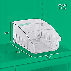 YouCopia RollOut Fridge Drawer, 8" Wide, Clear