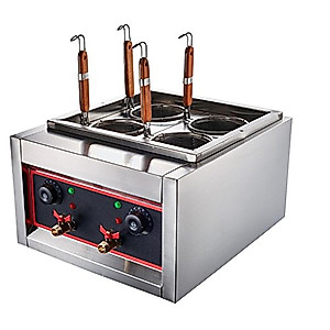 Commercial Table Top 4 Baskets Electric Pasta Cooking Machine Noodles Cooker Pasta Maker 220V