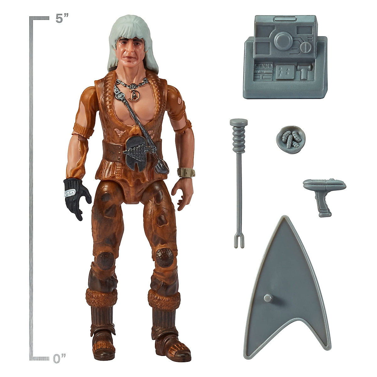 Star Trek Playmates Toys Wrath of Khan: Khan 5 Inch Figure (63150)