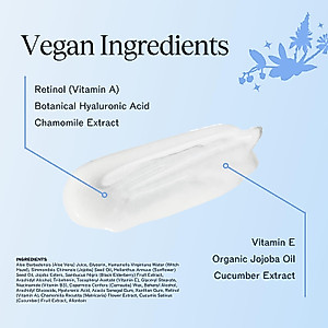 LilyAna Naturals Serum for Face - Made in USA, Face Serum with Hyaluronic Acid and Vitamin E, Anti Aging Serum, Reduces Age Spots and Sun Damage, Promotes Collagen and Elastin (Retinol, 1oz)