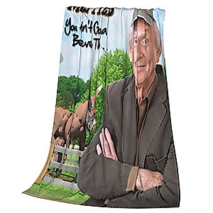 Flannel Blanket Mel Tillis Soft Lightweight Throw Blanket Warm Durable Sofa Couch Decor Beding 50"X40"