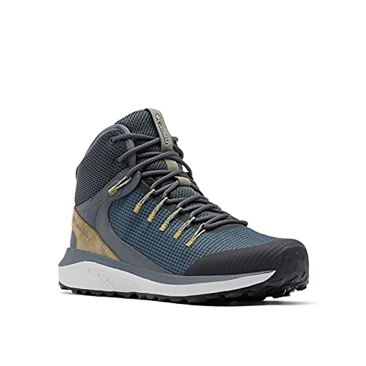 Columbia Men's Trailstorm Mid Waterproof, Graphite/Creek, 12
