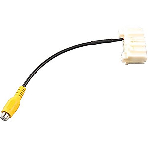 Strpump Rearview Backup Camera RCA Video Harness Adapter Compatible Fit for Jeep Wrangler JK OEM Radio (MyGIG) 2007-19 Jeep,2007-12 Dodge RAM, 2007-16 Chrysler (1)