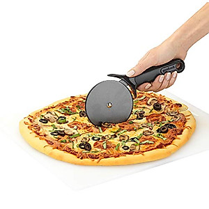 GoodCook Ready Nonstick Stainless Steel Jumbo Pizza Cutter, Black