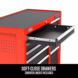 CRAFTSMAN Rolling Tool Chest, 26-inch, 5-Drawer, Workshop Tool Storage with Wheels (CMST32752RB)