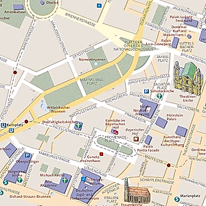 Munich Map (National Geographic Destination City Map)