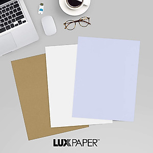 LUXPaper 8.5" x 11" Paper | Letter Size | Lilac Purple | 80lb. Text | 50 Qty