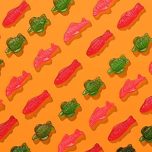 SWEDISH FISH and Friends Soft & Chewy Candy, 12-3.59 oz Bags