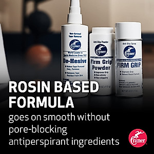 Cramer Firm Grip, Anti-Slip Grip Enhancer for Sweaty Hands & Activities Like Football, Tennis, Golf, Weightlifting, Pole Fitness & Gymnastics, Spray or Powder, 4 Ounce