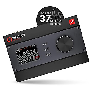 Zen Tour Synergy Core 18 x 26 Desktop Thunderbolt 3 and USB Audio Interface with Onboard FX DSP Audio Processor, Podcast suitable- Antelope Audio