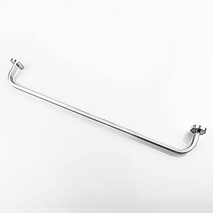 Towel Racks RIAAJ Towel Rail Bath Towel Holder Towel Bar, 304 Stainless Steel Modern Brushed Towel Rack Holder Single Grab Bar Bath Wall Shelf Rack Wall Mount for Kitchen Bath Hanging,B-B(Christmas Re