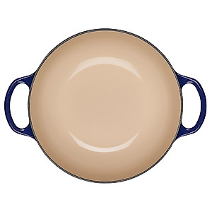 Le Creuset Eiffel Tower Collection Enameled Cast Iron Signature Cocotte with Lid, 2.5 qt., Indigo