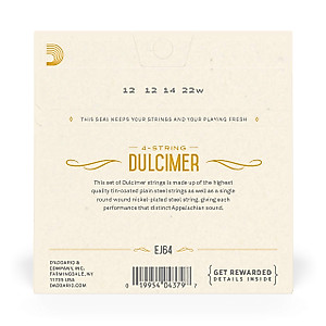 D'Addario EJ64 4-String Dulcimer Strings