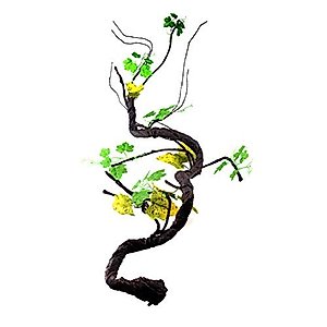 Balacoo Reptile Lizard Vines for Climbing Artificial Jungle Vines Frog Snake Gecko Chameleon Terrarium Herb Habitat Decor