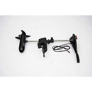 Electric Trolling Motor With 65 Lbs Thrust, Boat Fishing Motor w/Three-blade Propeller, Main Shaft Length & Angle Be Adjusted To Suit Speed Lower Noise For Kayak, Inflatable Fishing Boats