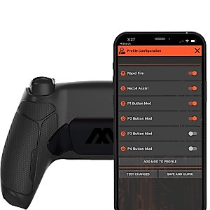 MODDEDZONE Smart Extreme Modded Controller, Bluetooth, Playstation 5, 6 in 1 Interchangeable Thumbsticks, Tactical Buttons, Non-Slip Grip, 1 Year Warranty