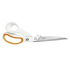 Fiskars 10 Inch Amplify Mixed Media Shears, 10-Inch, White, Model:171020-1001