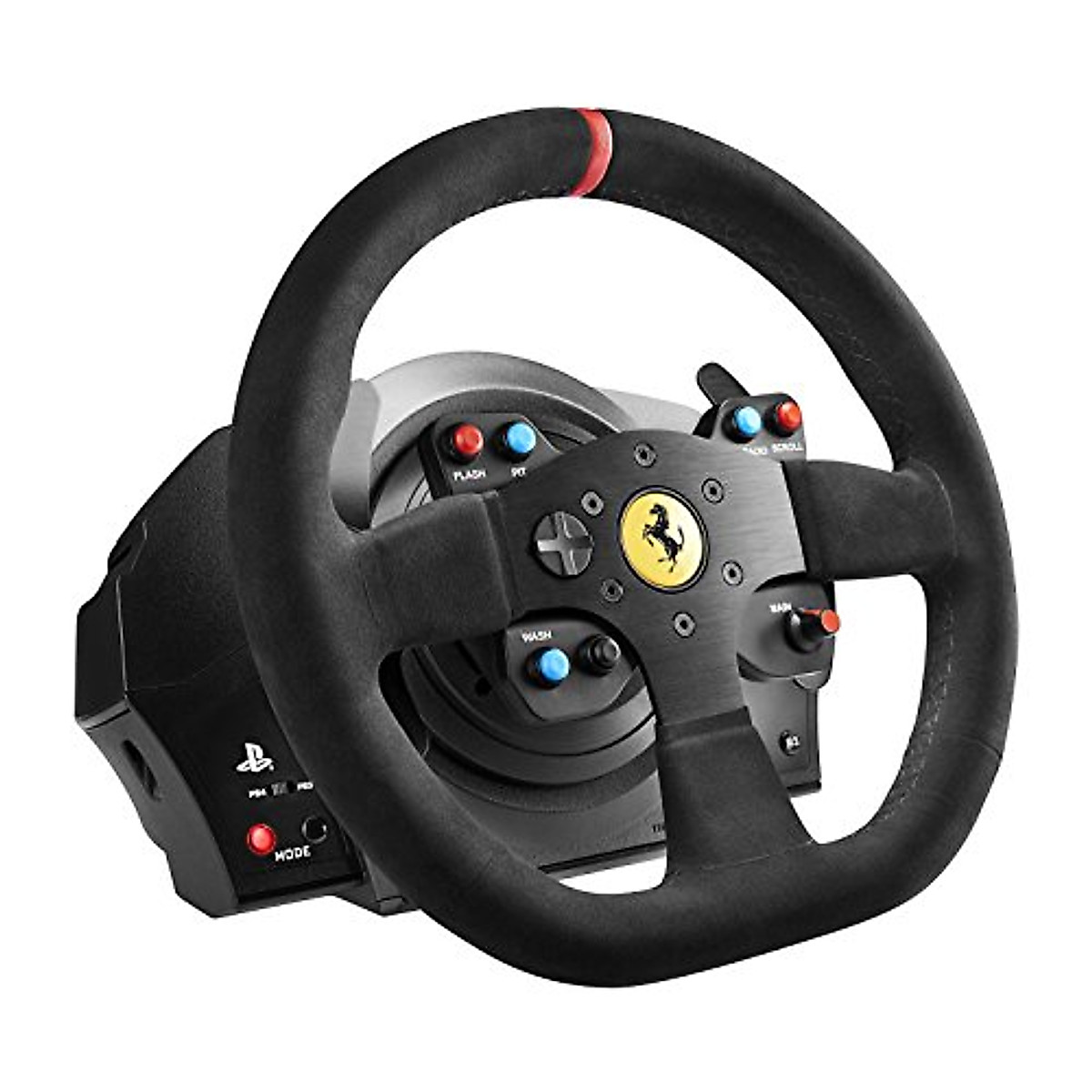 THRUSTMASTER T300 Ferrari Integral Racing Wheel Alcantara Edition Racing Wheel with pedals Compatible with (PS5, PS4, PC)