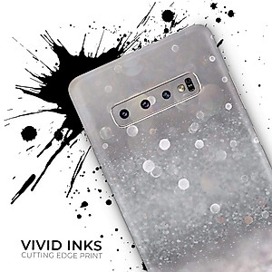 DesignSkinz Unfocused Grayscale Glimmering Orbs of Light Protective Vinyl Decal Wrap Skin Cover Compatible with The Samsung Galaxy S20 (Screen Trim & Back Glass Skin)