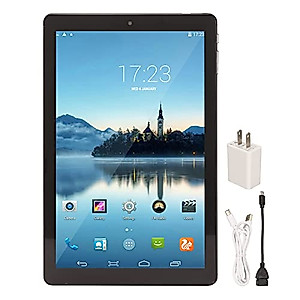 10in Tablet, Kids Tablet 5G WiFi Dual Band 10in Screen 32G Memory, Toddler Tablet for Video 100‑240V (US Plug)