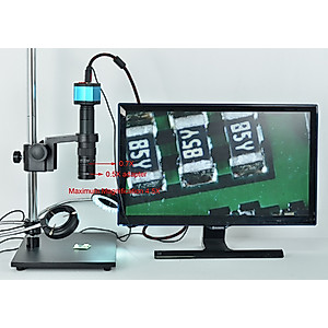 0.5X Stereo Microscope Auxiliary Barlow Lens Big Attachment Objective Lens